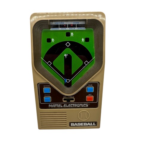 Vintage 1978 Mattel Electronics Baseball Handheld Game Working No Battery Cover | eBay