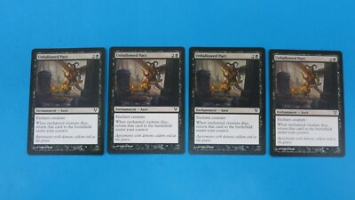 4x UNHALLOWED PACT AURA AVACYN RESTORED MTG Magic the Gathering NM ...