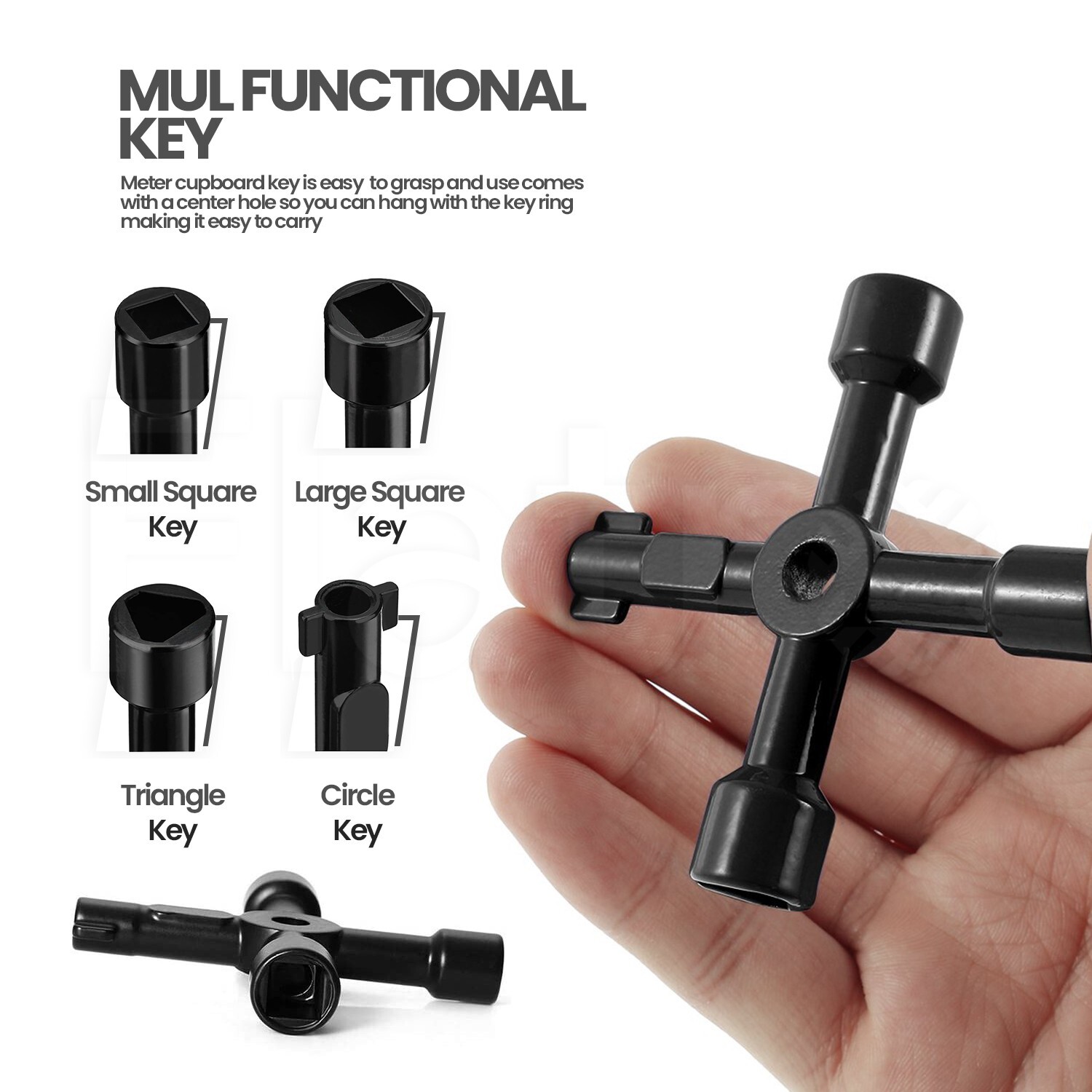 4 Way Multi-Functional Key Radiator Universal Utility Bleed Electric ...