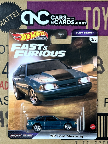 2021 Hot Wheels Fast & Furious Fast Stars 2/5 '92 Ford Mustang Foxbody ...