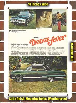 Metal Sign - 1968 Dodge Fever (Sign Variant #03) | eBay