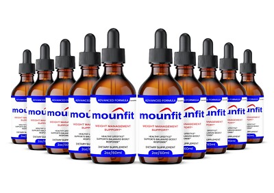 Mounfit Drops Liquid Supplement, Max Strength, Moun fit Drops (10 Pack ...