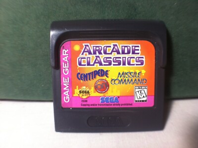 Sega Game Gear Arcade Classics | eBay