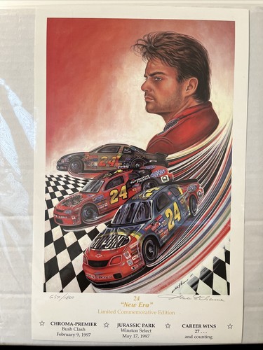 24 “New Era” - 1997 Jeff Gordon By Gale F. Osborne. Mint Condition. COA ...