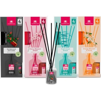 Cristalinas 25ml Intense Air Fragrance Reed Diffuser Home Freshener ...