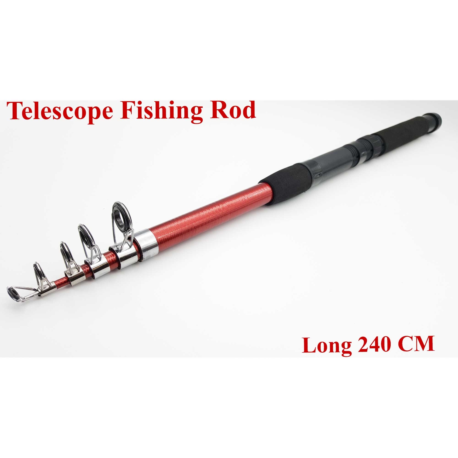 1x Telescopic Match FISHING Rod 2.4M 8FT Telescopic Coarse Travel ...