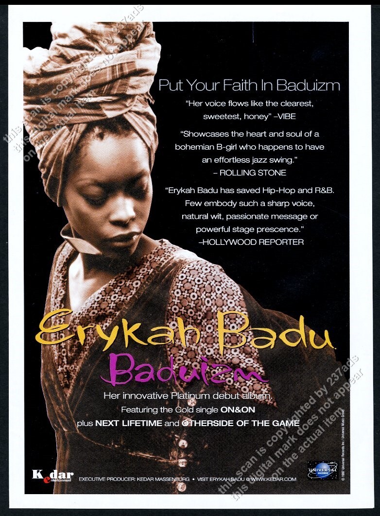 Erykah Badu Baduizm Image Erykah Badu's Baduizm: A Neo Soul