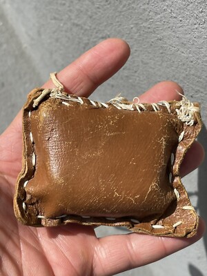 Authentic jewish parchment amulet in a leather bag 4 Amulets Judaica ...