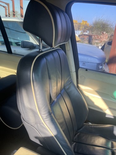 Lot1 RANGE ROVER L322 Vogue Leather Front Blue Seat Drivers Van Bus ...