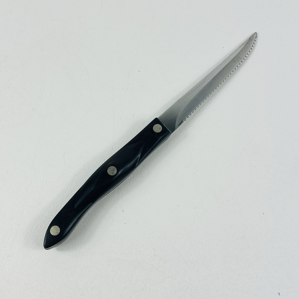 Cutco 1721 Serrated Trimmer Utility Knife 4 7/8" Blade Marble Brown ...