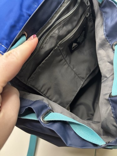 Burton Blue Parcel Pack Backpack Bag Outdoor Purse Shoulder Mini | eBay