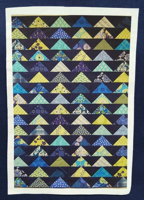 Flying Geese Quilt Kit in Blues and Greens | eBay