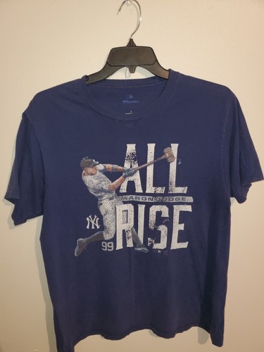 Aaron Judge Shirt Men's Large All Rise Gavel New York Yankees MLB | eBay