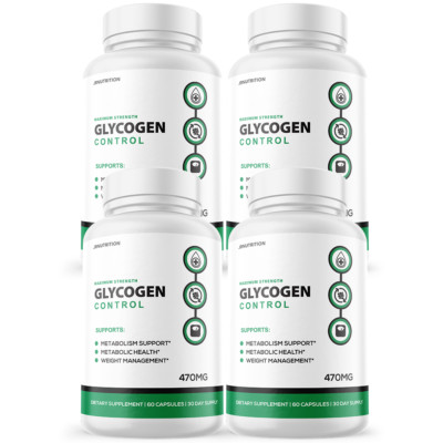 Glycogen Control Blood Capsules, Blood Sugar Control Pills -4 Bottles ...