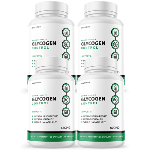 Glycogen Control Blood Capsules, Blood Sugar Control Pills -4 Bottles ...