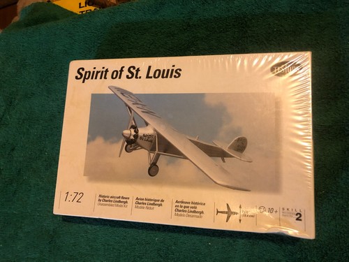 Vintage Testors Spirit of St. Louis model kit 1/72 scale new sealed box ...