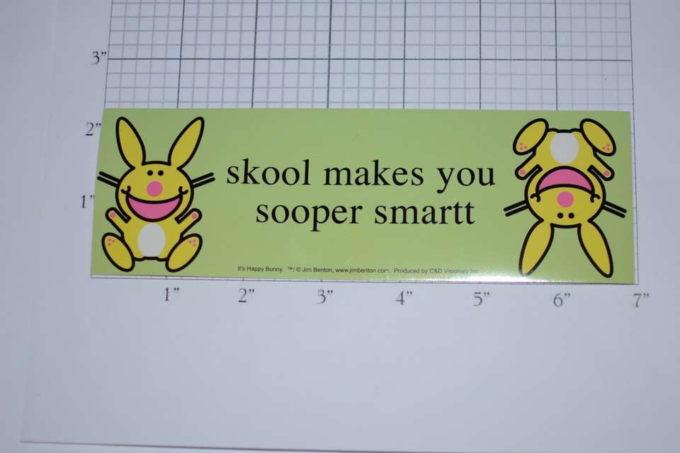 Vintage Funny Sassy Sarcastic Glossy Stickers Humor Car Bumper Laptop ...