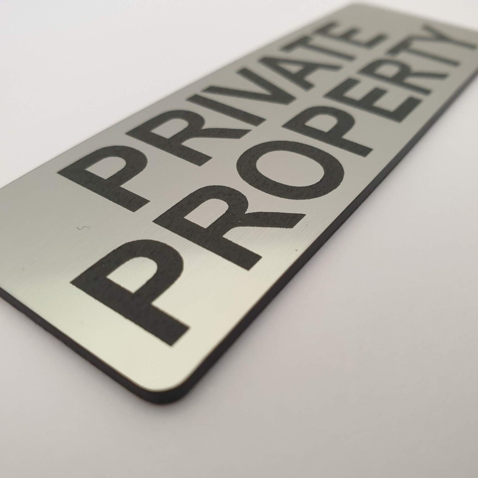 Private Property Sign Plaque | eBay