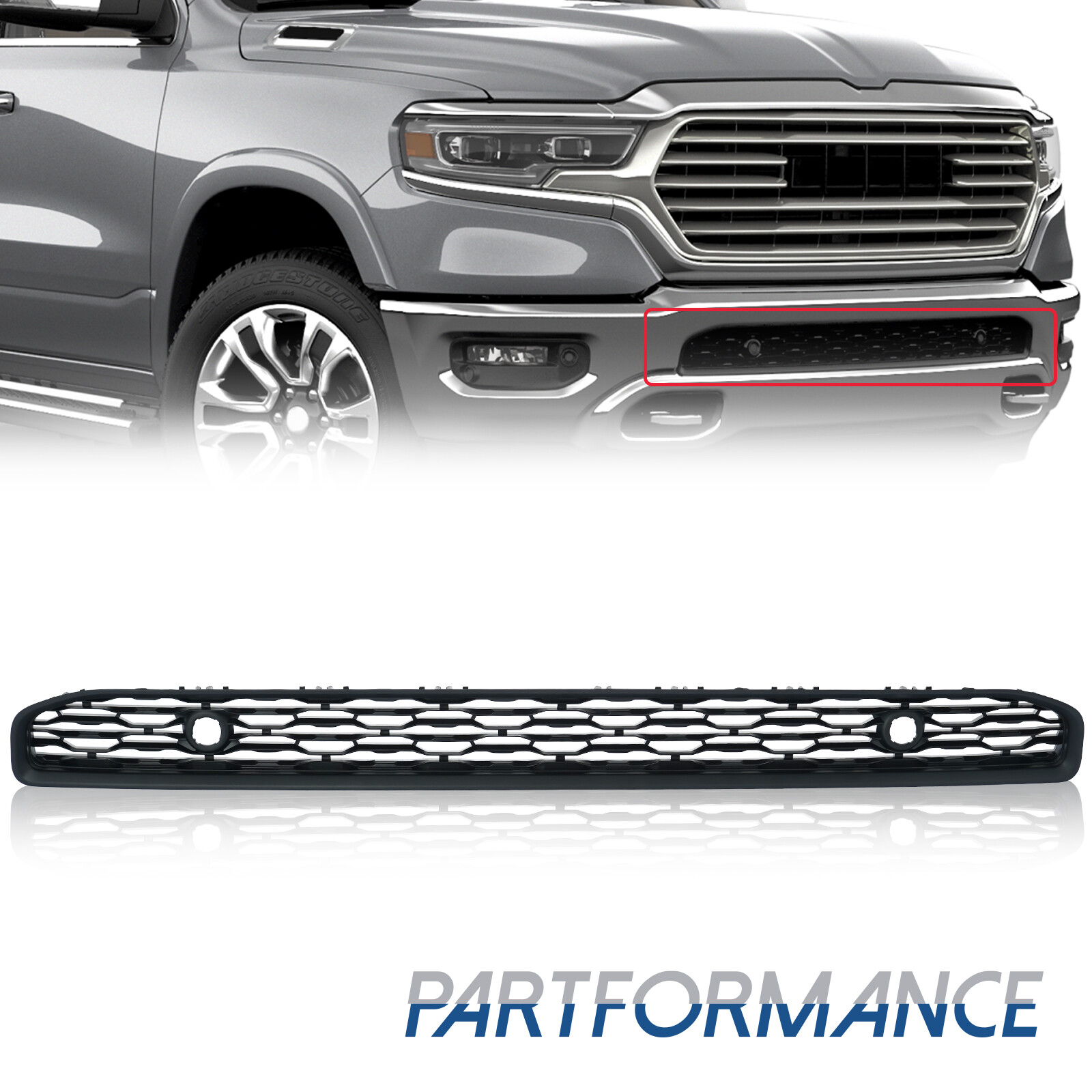 For 2019-2022 Dodge Ram 1500 DT Front Lower Grille 68334531AD | eBay