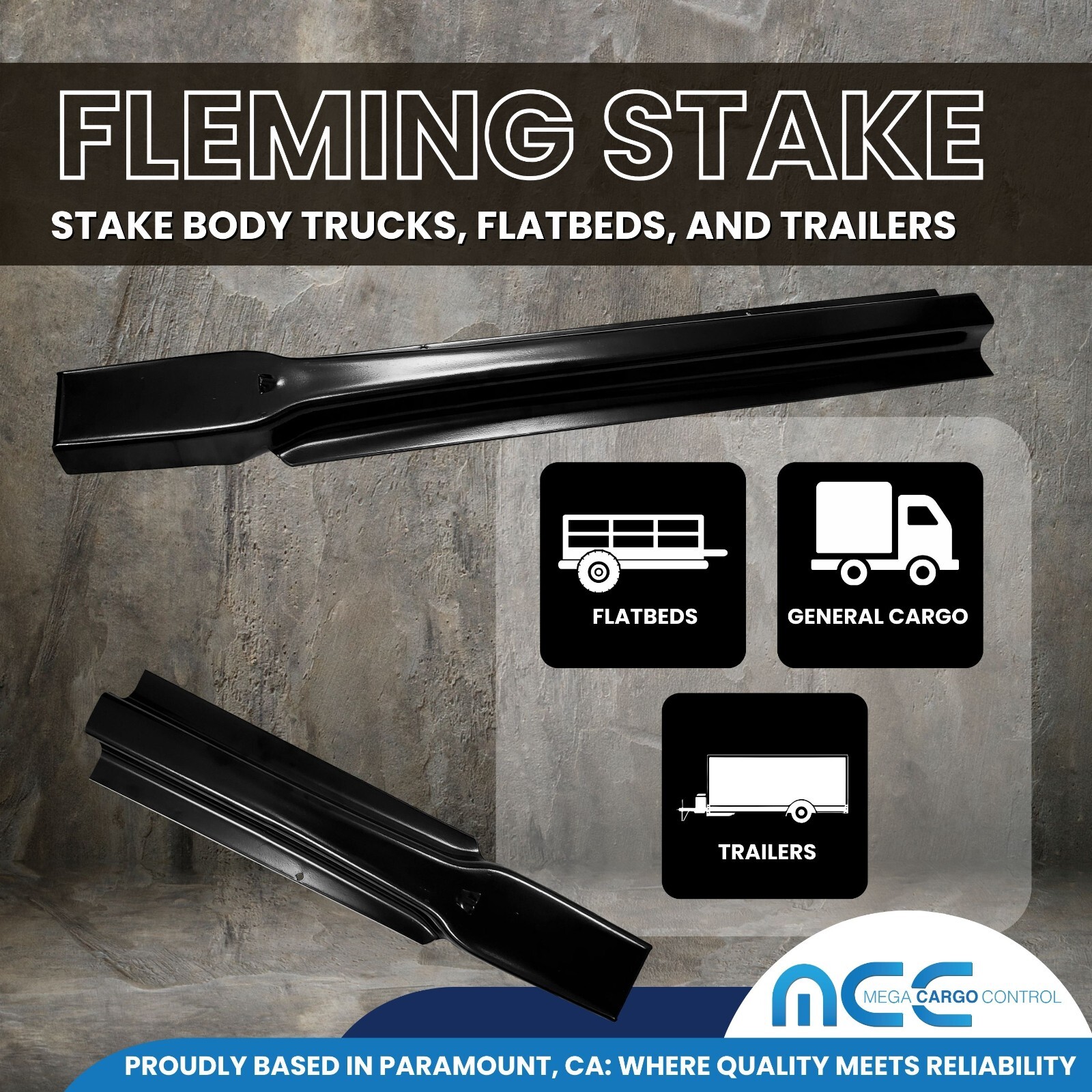 42" Fleming Style Stake Body Stake for Stake Trucks Flatbeds and ...