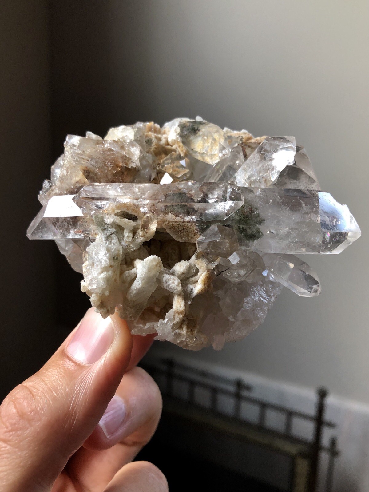 203g Inclusion Quartz Crystal Phantom Quartz Brazil Double Terminated ...