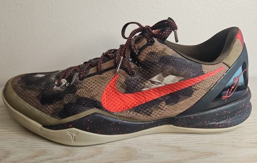 Nike Kobe 8 Python Basketball Shoe SZ 15 Squadron Green 555035-300 ...