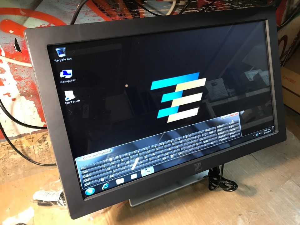 ELO ESY22C3-8UWA-0-BZ OPEN BOX TOUCHSCREEN POS ALL IN ONE WINDOWS 7 ...