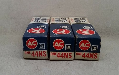 44NS AC Delco Automotive Fire Ring Spark Plugs Set Of 3 Made In USA | eBay