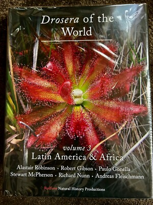 Drosera of the World. Volume 3. Now out of print. | eBay UK