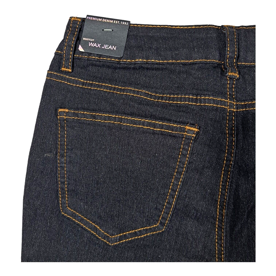 Wax Jeans Women's Bootcut Straight Jeans Stretch Black Size 5 | eBay