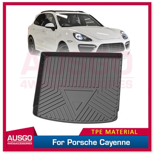 AUSGO 3D TPE Cargo Mat for Porsche Cayenne 92A 2010-2017 Trunk Mat Boot ...