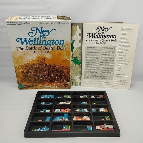 NEY vs. WELLINGTON - Battle of Quatre Bras 1815 Box Version SPI ...