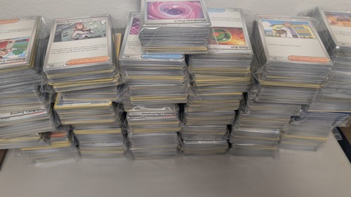 Massive 2500 Pokemon Trainer Card Lot ONLY Bulk Item Supporter SV SWSH ...