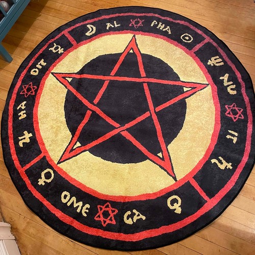 The Love Witch Patterned Rug, The Love Witch, Satan Red , Voodoo ...