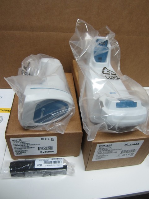 Zebra Ds8178 Wireless Barcode Scanner Ds8178-hcmf00bvmww and Base ...