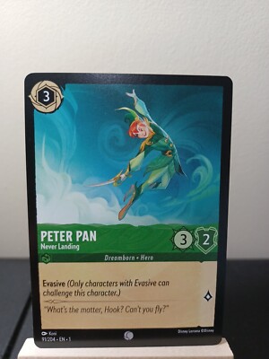Peter Pan - Never Landing EN1 91/204 - Disney Lorcana TCG - NM | eBay