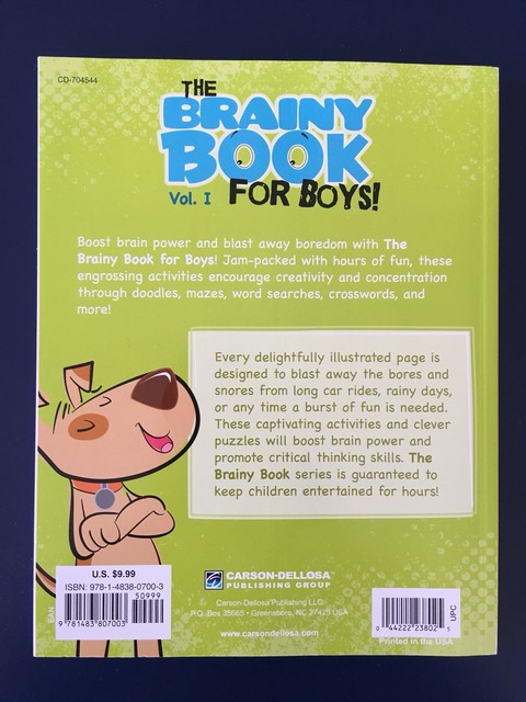 Brainy Bks.: Brainy Book for Boys, Grades 1 - 4 by Thinking Kids' Staff ...