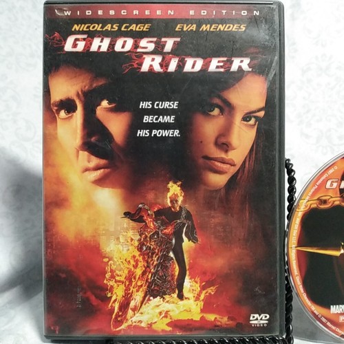 Ghost Rider DVD Widescreen Edition 2007 Nicholas Cage, Eva Mendes SWB ...