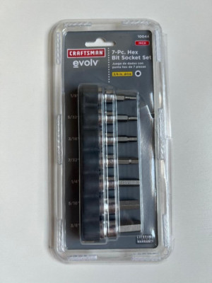 Craftsman evolv 7-pc Hex Bit Socket Set 10044 | eBay