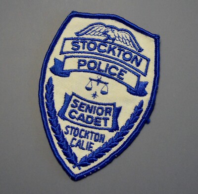 Stockton California Police Senior Cadet Patch ++ Mint San Joaquin ...