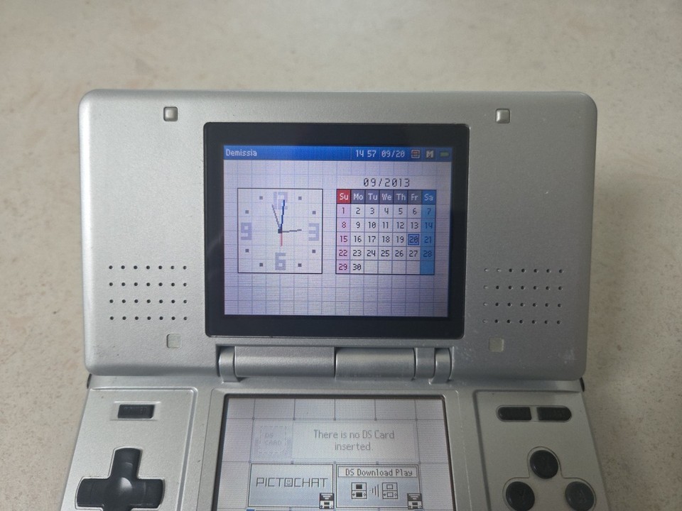 Nintendo DS Original Silver Handheld Console Tested Working | eBay