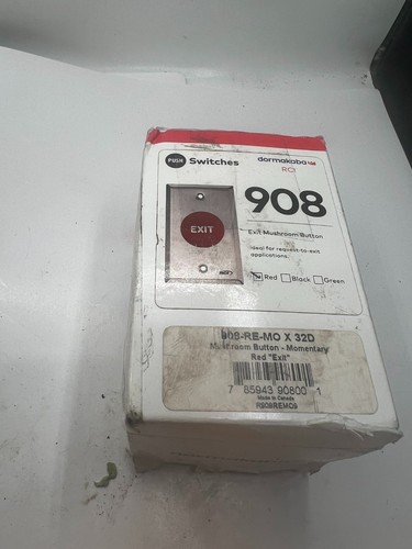 (QTY 1) 908-RE-MOx32D Dormakaba RCI Exit Symbol Momentary Action ...