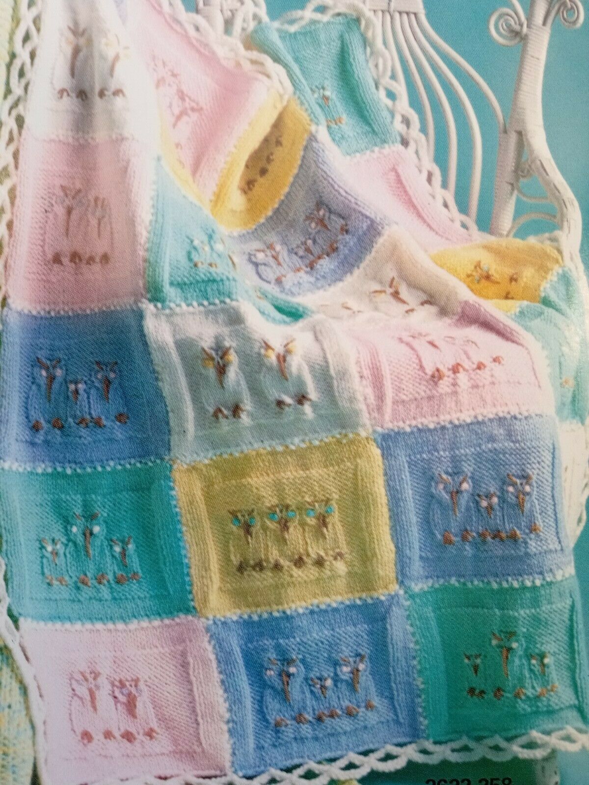 Winkin Blinkin Nod Baby Afghans crochet knit broomstick 18 patterns ...