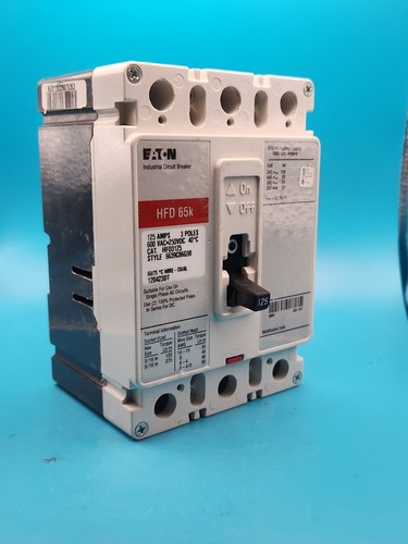 Eaton /CH HFD3125 Amp Circuit Breaker 65K 600VAC (Same Day Shipping) | eBay
