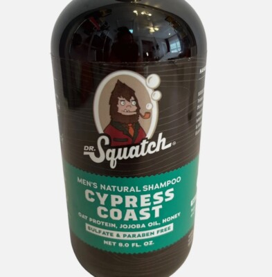 DR. SQUATCH~~CYPRESS COAST~~MEN'S NATURAL SHAMPOO 8 OZ | eBay