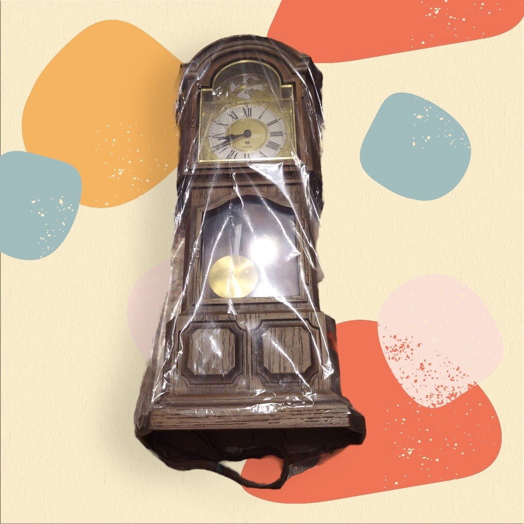 VTG 60s Mid Century MCM Sunbeam Electric Clock B104 Grandfather NOS ...