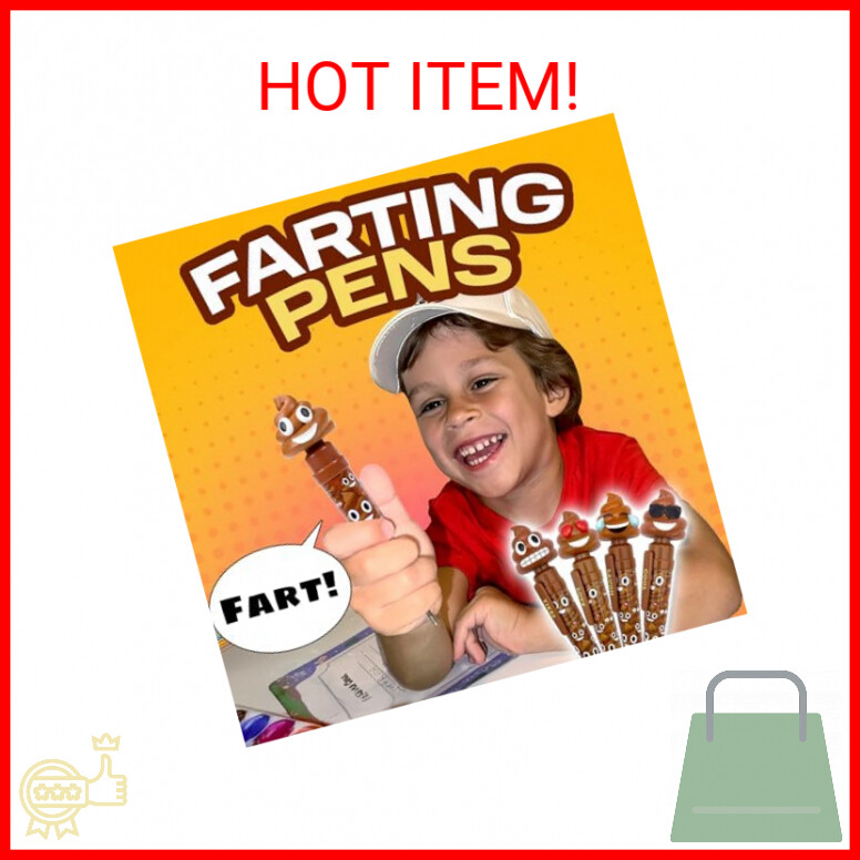 Farting Poop Pen with Multiple Funny Sounds - Perfect Novelty Gift for ...