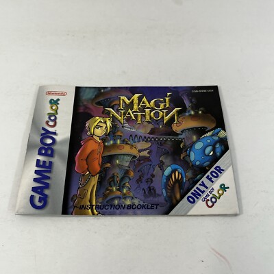 Magi Nation Nintendo Game Boy Color Authentic Manual GameBoy GBC | eBay