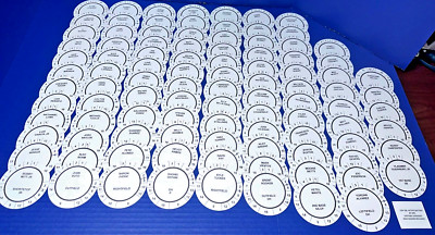 2024 PRE-CUT TOP 100 Cadaco Baseball Discs LIFETIME-75% OFF | eBay