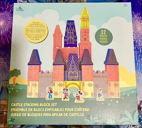 Disney Mickey Mouse and Friends Walt Disney World Castle Stacking Block ...